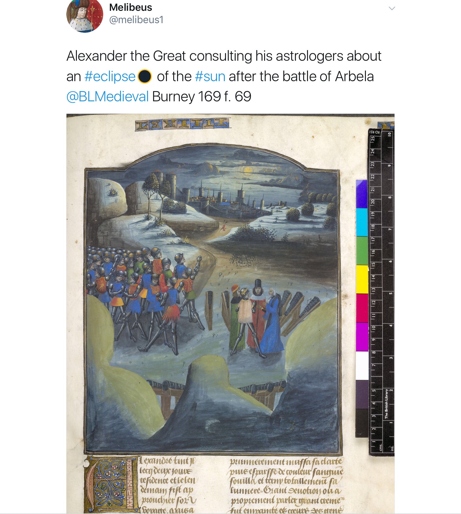 Happy medieval eclipse | Juliet O’Brien